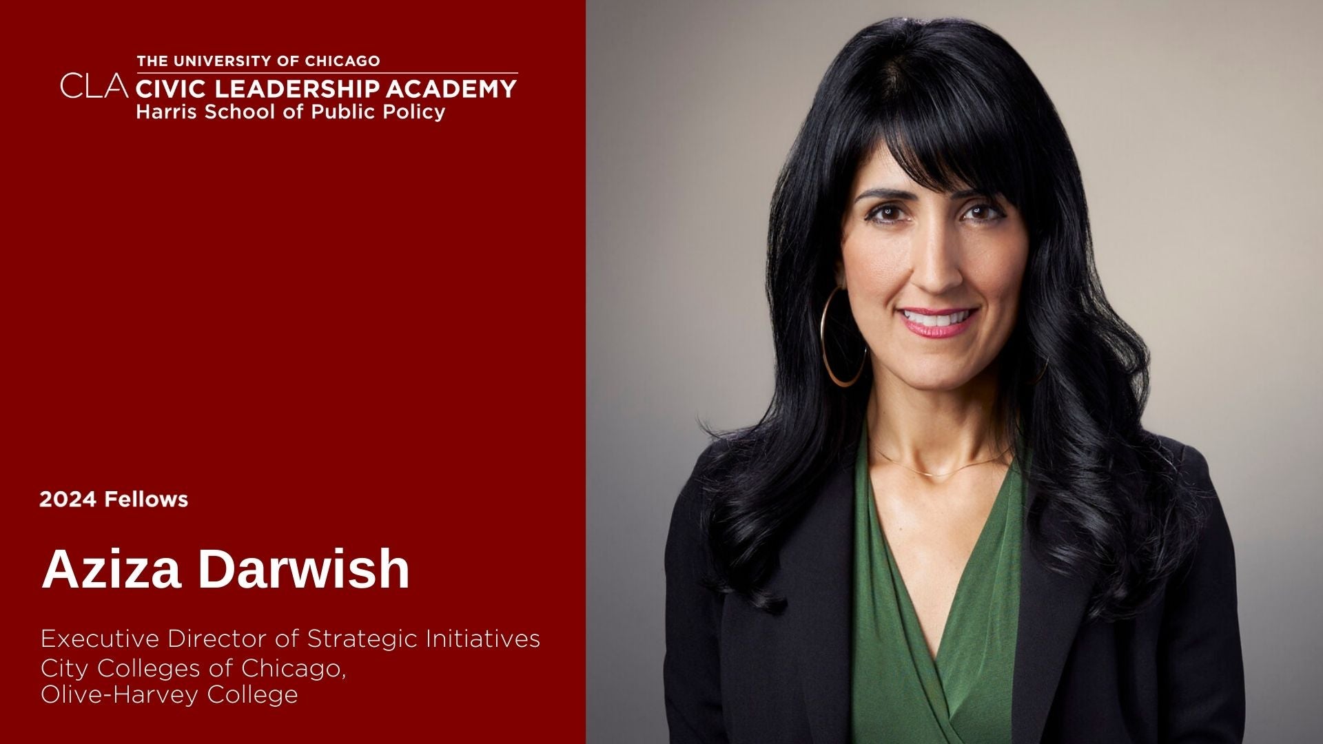 Olive-Harvey College’s Aziza Darwish Named to University of Chicago’s ...
