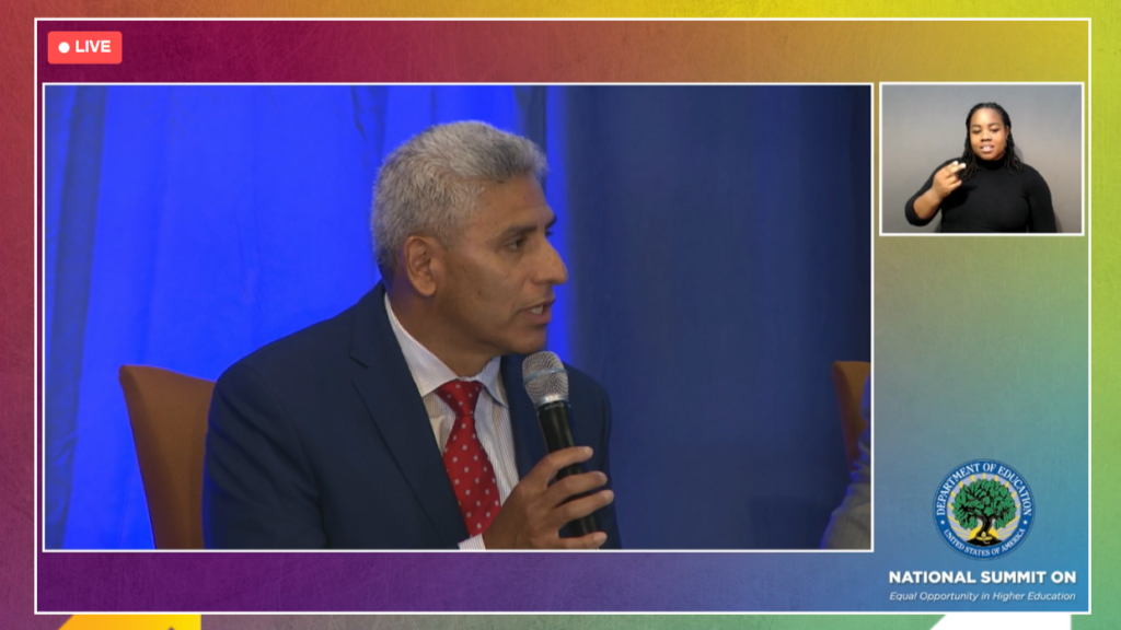 WATCH: Chancellor Salgado Joins Other Higher Ed Leaders for U.S. Ed ...